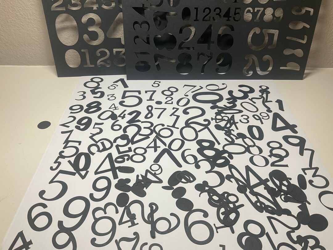 Just Numbers 2022 (set of 80+ Laser Cut Numbers NEW for 2022) - Etsy