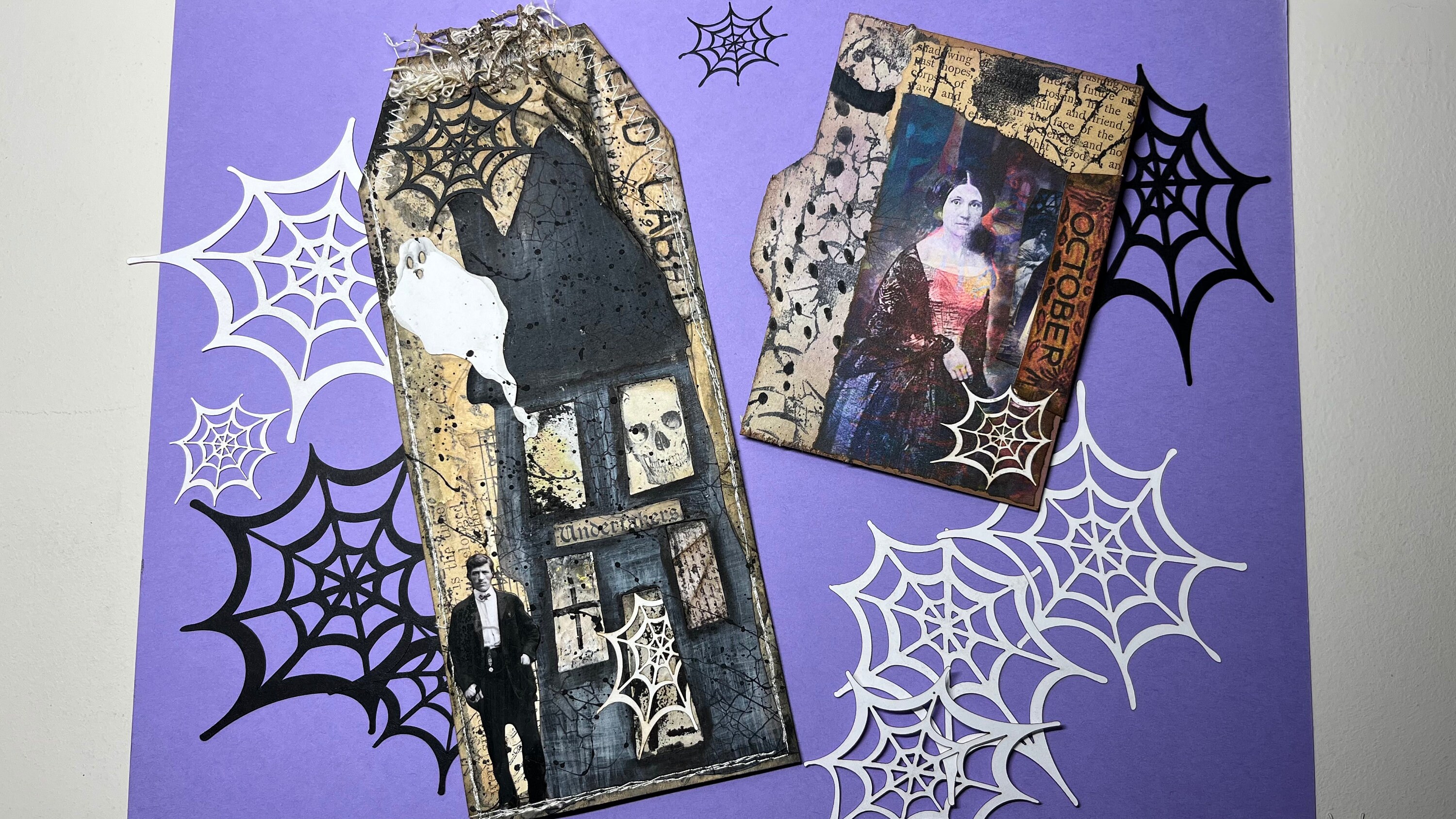 Laser Cut Spooky Webs (set of 50+ Black and White Webs) - Etsy