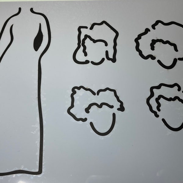 Body Art Stencil - Etsy