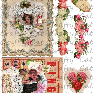 Old Love Notes (18 Page Digital Download Kit Only 10 Pages Are Shown ...