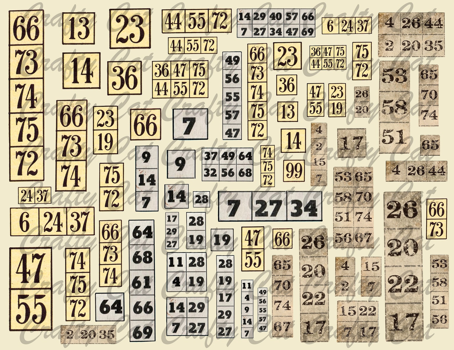 Bingo Bits (a 3 Page Digital Download) - Etsy