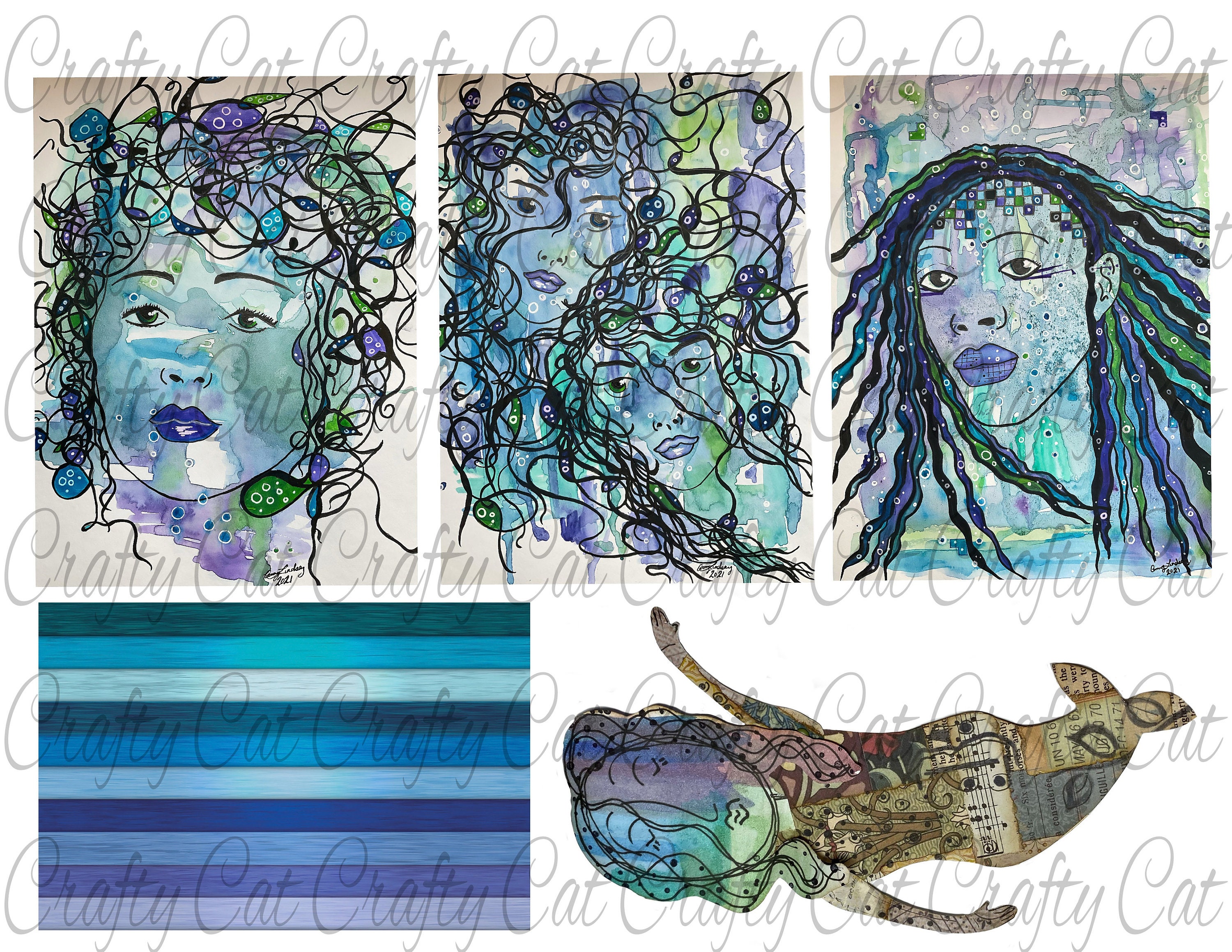 Down by the Sea a 20 Page Digital Download Not All Pages Are | Etsy