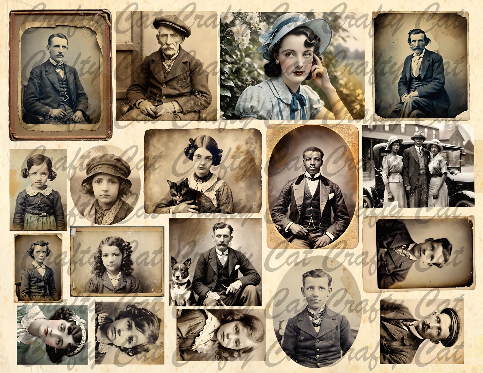 People of the Past (a 12 Page Digital Download) - Etsy