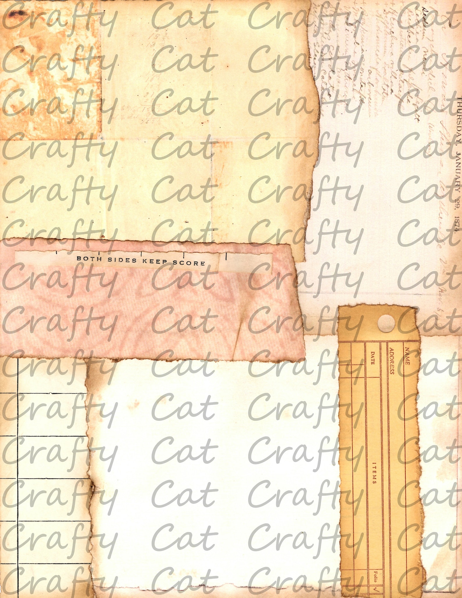 Old Paper Vol. 2 15 Pages - Etsy