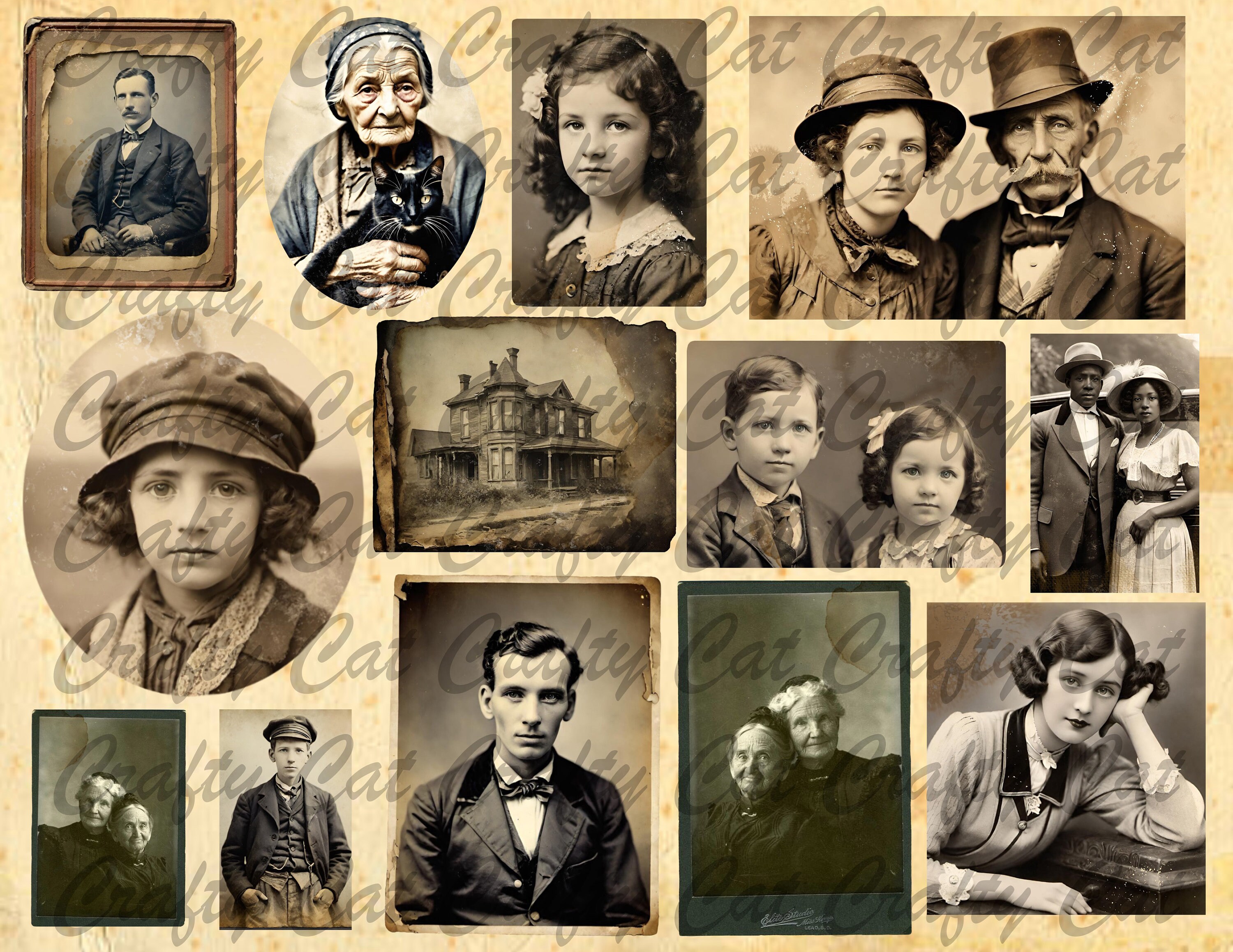 People of the Past (a 12 Page Digital Download) - Etsy