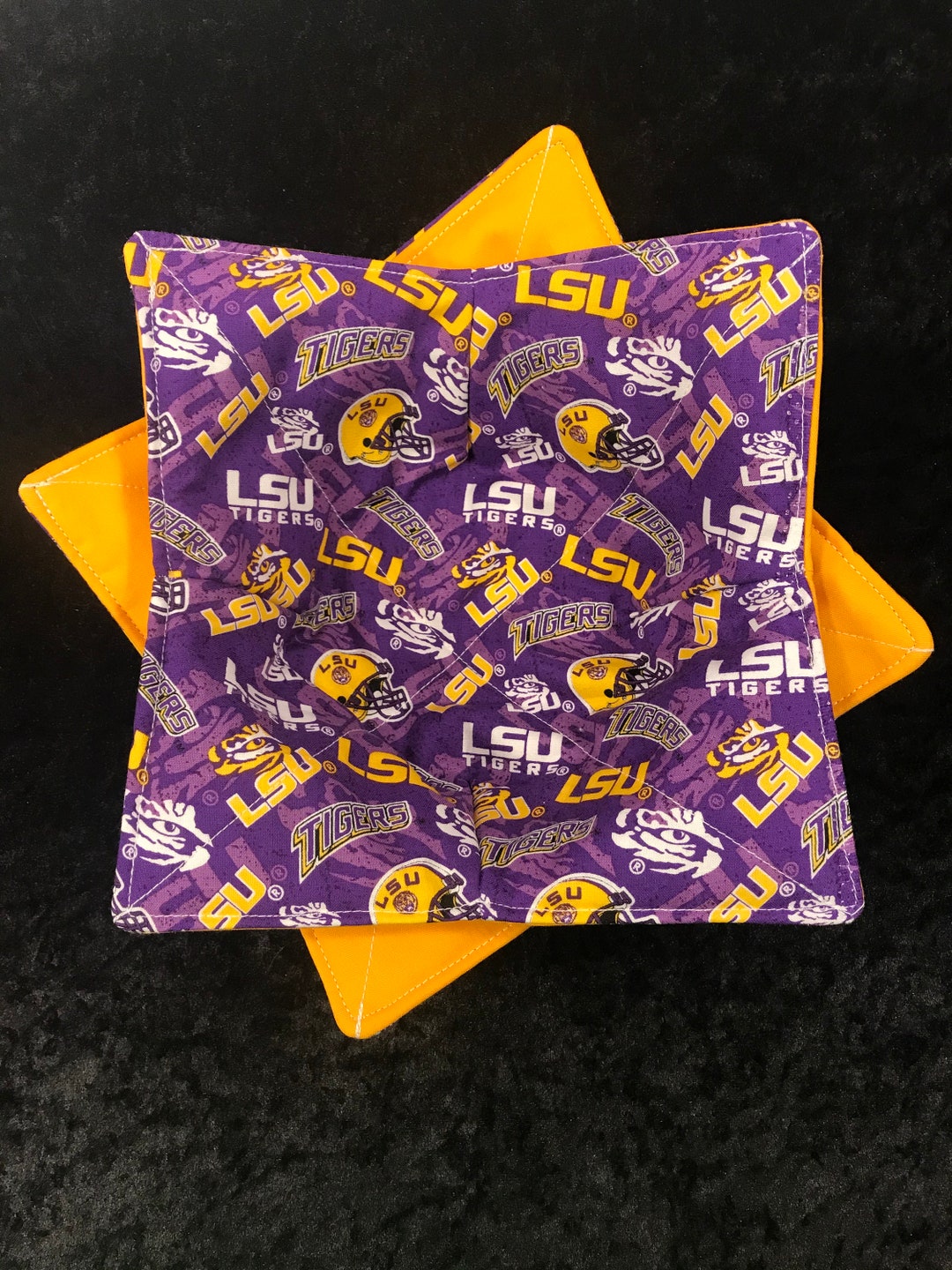 Microwave Bowl Cozy, Louisiana State University, LSU Tigers Helmet, Hot ...