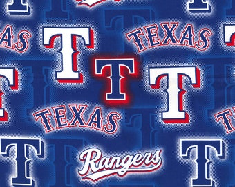 MLB TEXAS RANGERS Hall of Fame Print Baseball 100% Cotton - Etsy