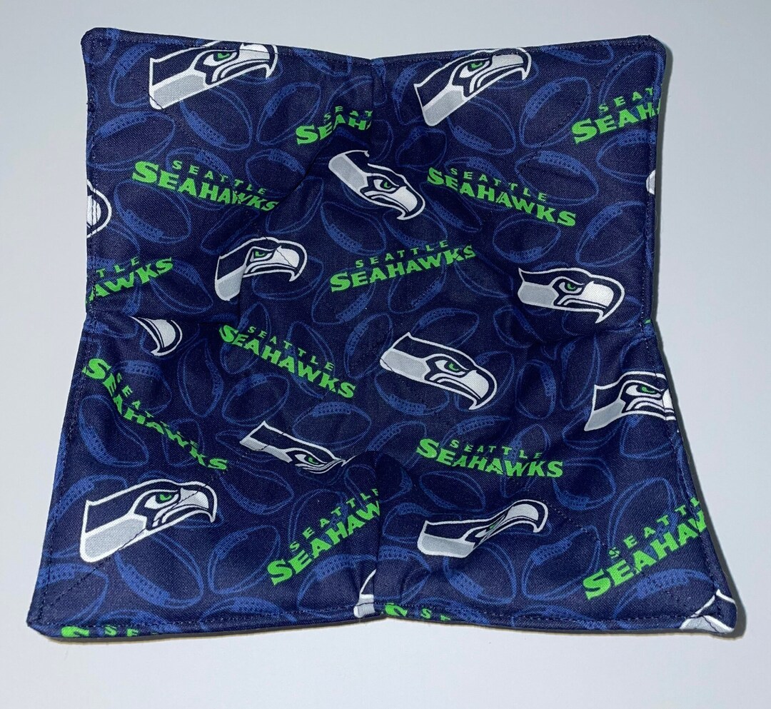 Seattle Seahawks NFL Microwave Bowl Cozy, Quilted, Pot Holder, Soup ...