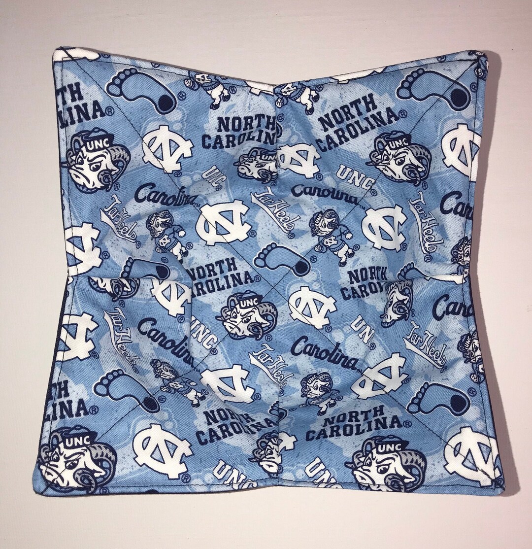 UNC Tar Heels Microwave Bowl Cozy, Hot Pad, Quilted, Pot Holder, Soup ...