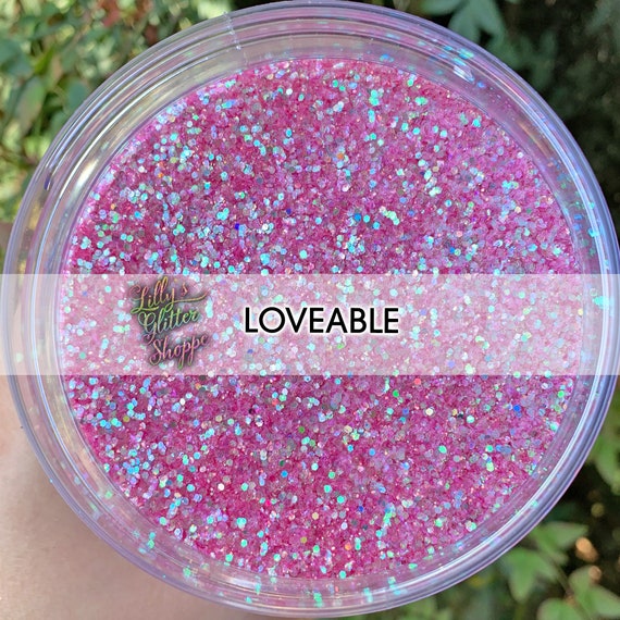 Pink Chunky Glitter Pink Chunky Glitter Iridescent | Etsy