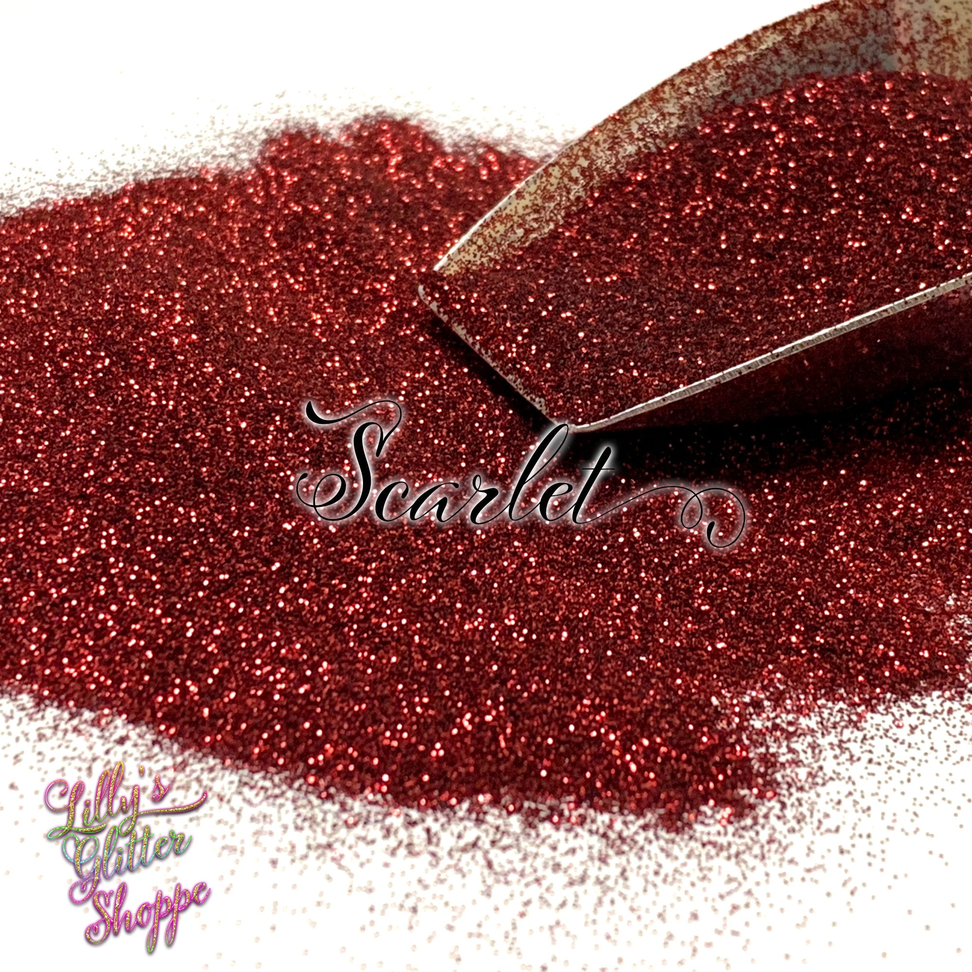 Dark Red Fine Glitter Red Glitter Red Metallic Glitter | Etsy