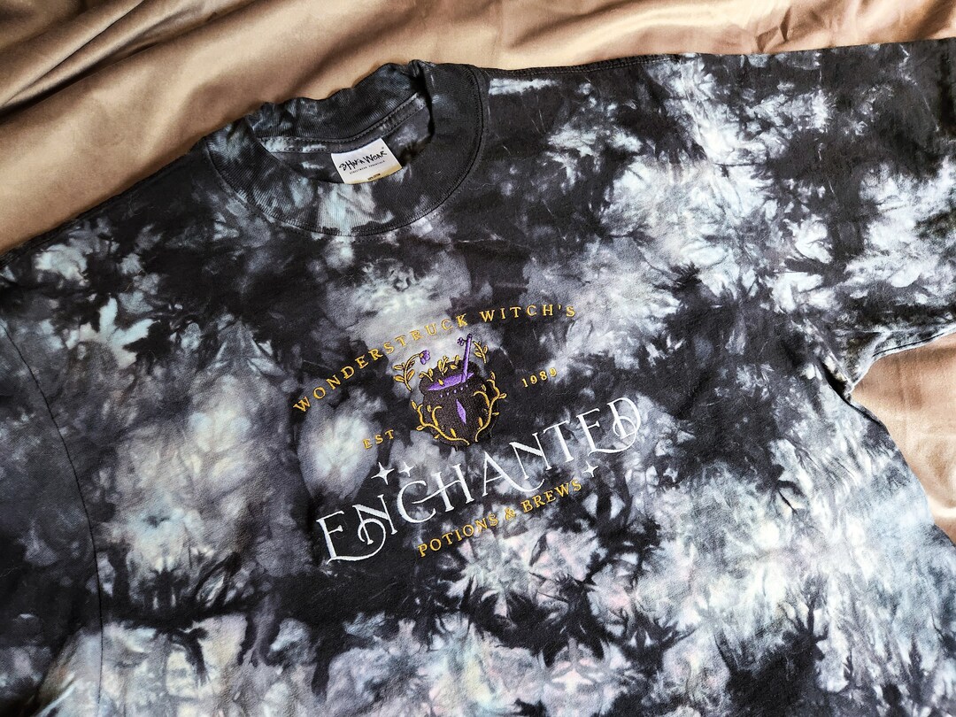 Enchanted Potion Shop | Oversized Tie-dye T-shirt | Lyrics ...