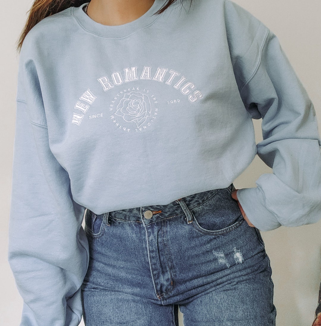 New Romantics | Embroidered Sweatshirt Merch, Lyrics, 1989, Gift - Etsy