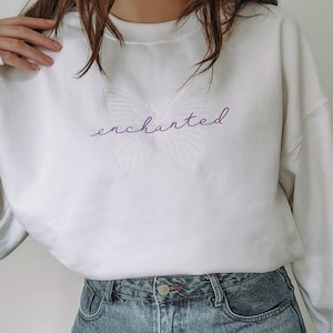Enchanted | Embroidered Sweatshirt | Merch, Lyrics, Speak Now, Gift ...