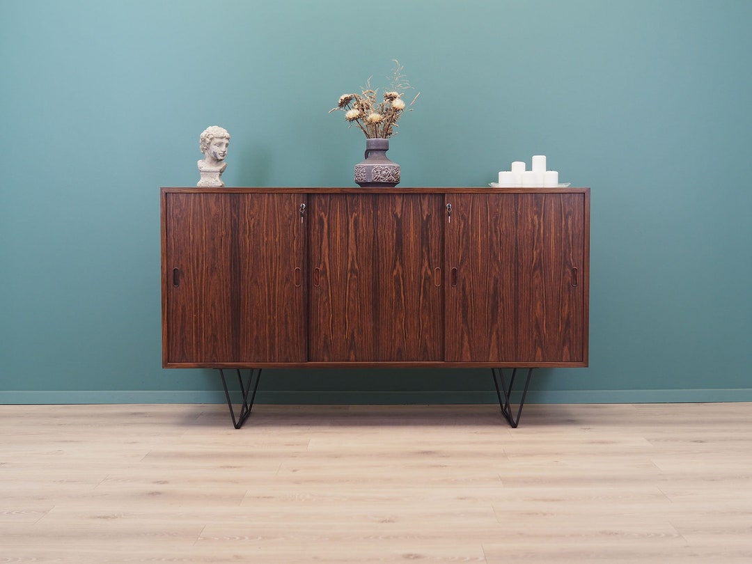 Rosewood Highboard, 70s, Danish Design, Manufacturing: Denmark - Etsy