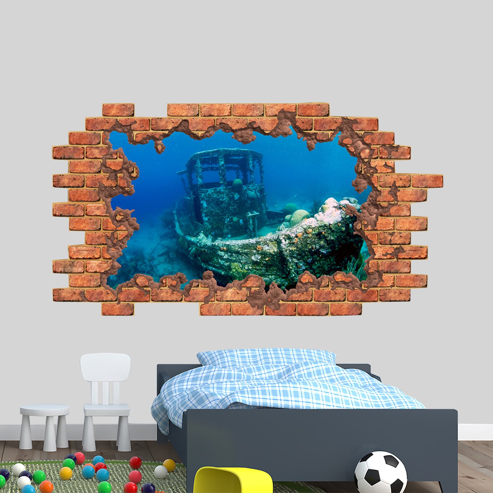 Submarine Wall Decal for Nursery Nautical Wall Decor 3D - Etsy Ireland