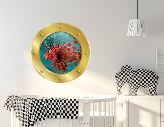 Porthole Wall Decal. Porthole Window Wall Decor. Nautical | Etsy