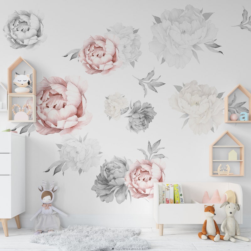 Grey Wall Decal - Etsy