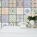 Set OF 12 Spanish Tiles Wall Stickers Vinyl Traditonal - Etsy