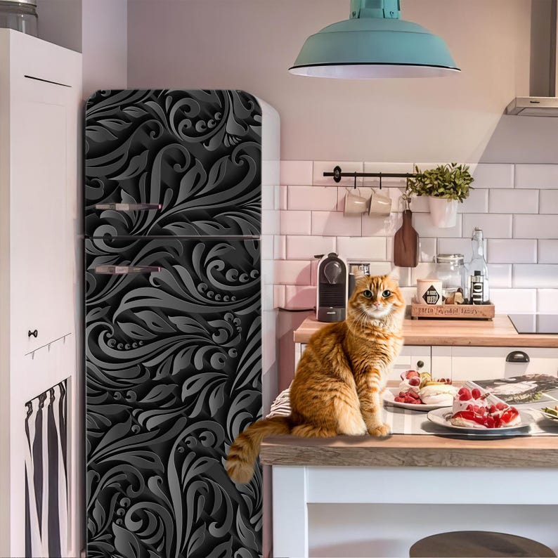 Boho Bohemian Mandala Refregerator Self Adhesive Fridge Decals Modern ...