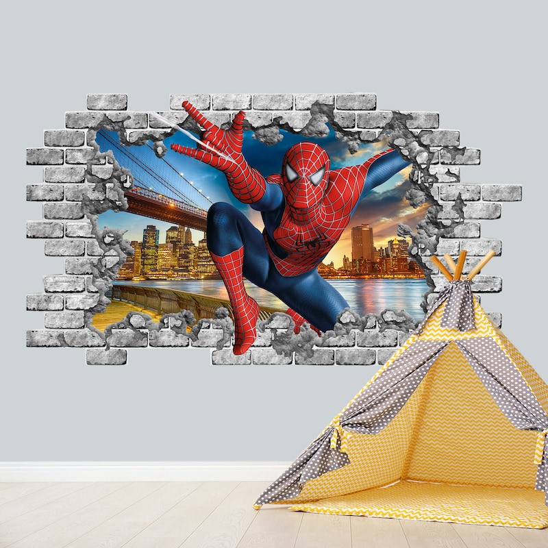 Spider Man Poster 3d Print - Etsy