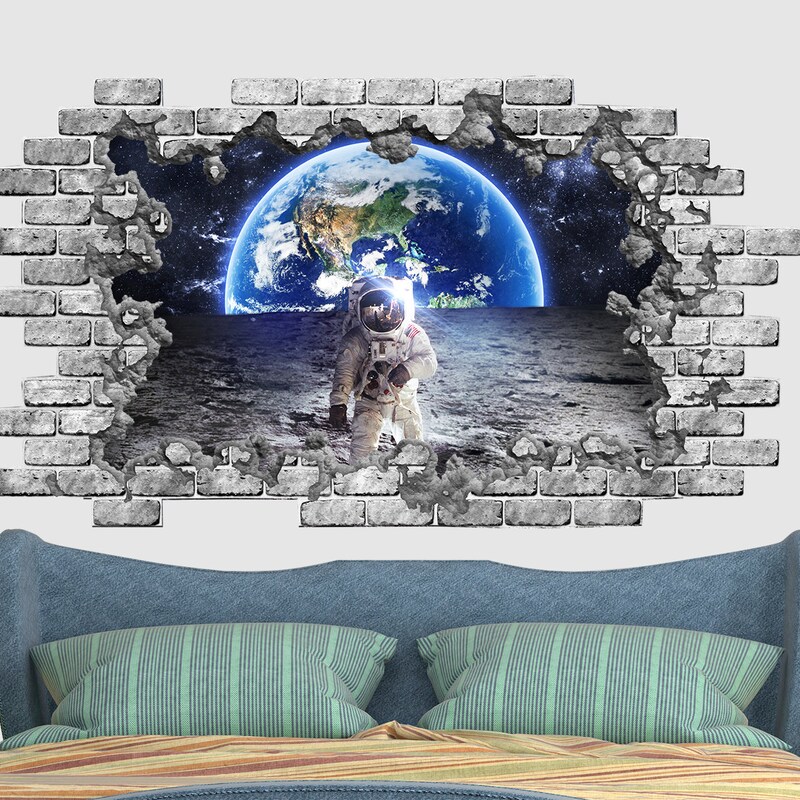 3d Moon Wall Stickers - Etsy