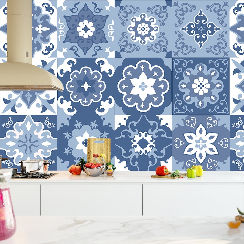 Spanish Tile Stickers - Etsy