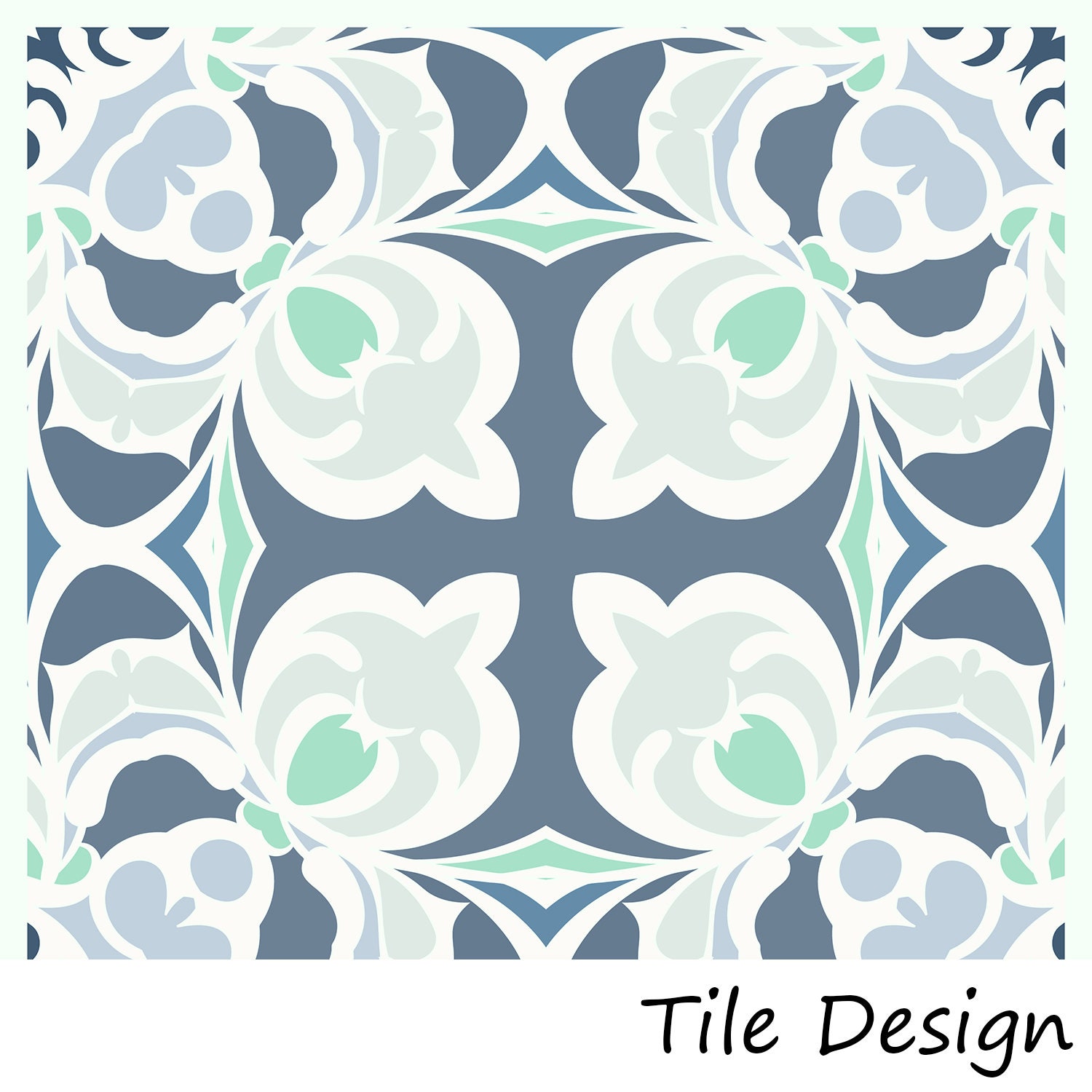 Mixed Tiles Vinyl Stickers. Set OF 24 Tiles Wall Stickers | Etsy