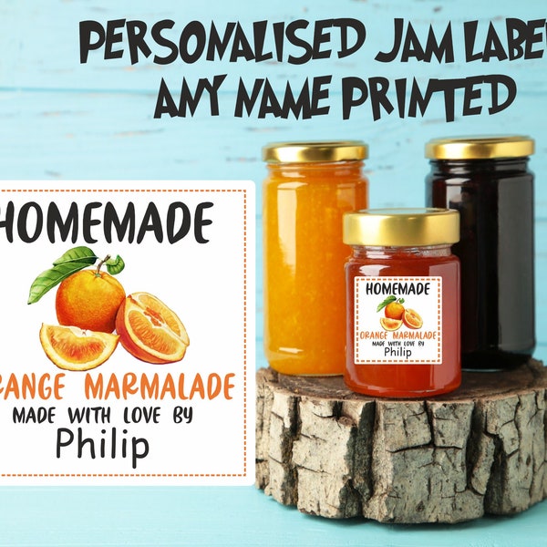 Marmalade Labels - Etsy UK