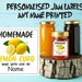 39 Personalised Lemon Curd Jar Labels Stickers, Perfect for All Your ...
