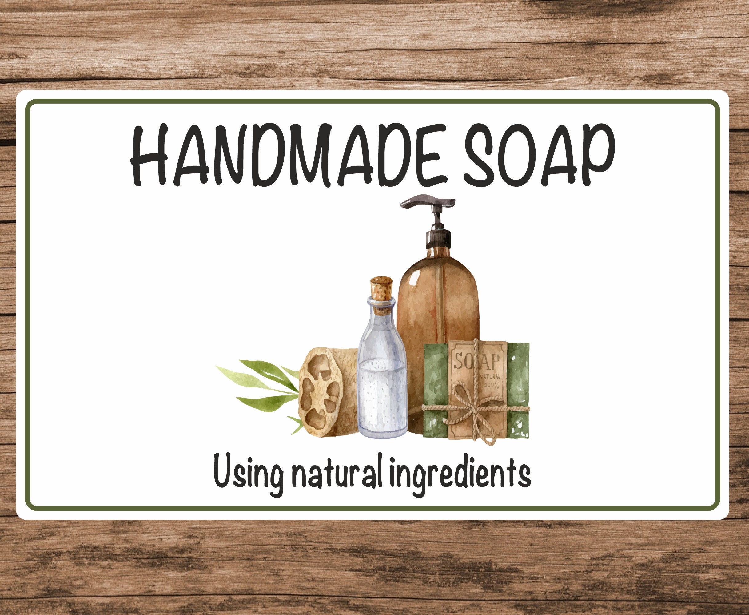 48 Handmade Soap Labels/stickers With Wording Handmade Soap - Etsy