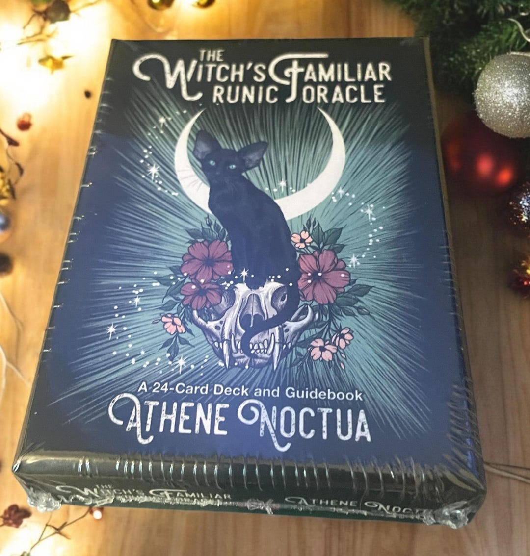 The Witch's Familiar Runic Oracle, Pocket Rune Oracle Cards, Oracle ...