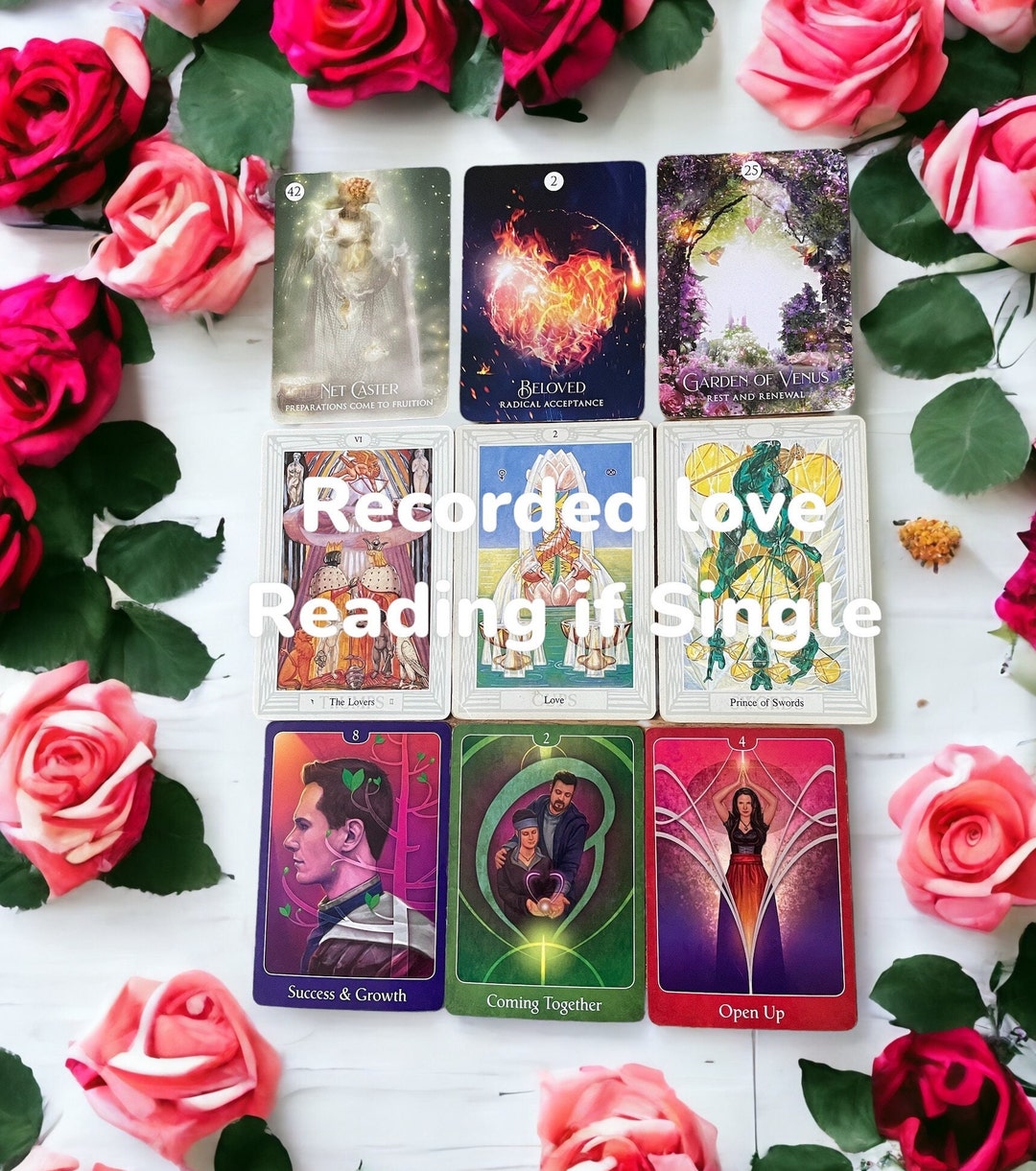 Recorded Love Reading, Love Tarot Reading, Recorded Reading, Love Reading for Singles, Soul Mate ...