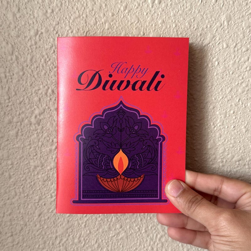 Diwali Card - Etsy