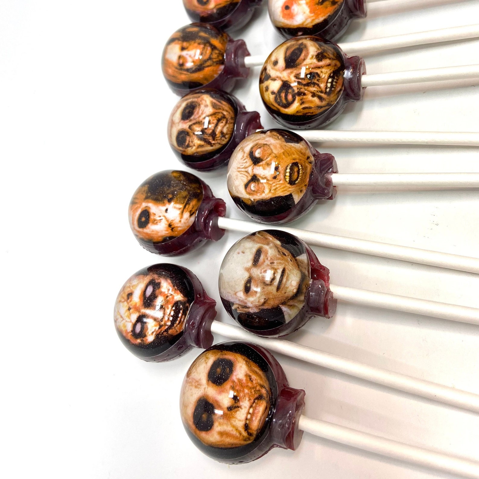 Zombies Everywhere Lollipops 6-piece Set by I Want Candy! - Etsy