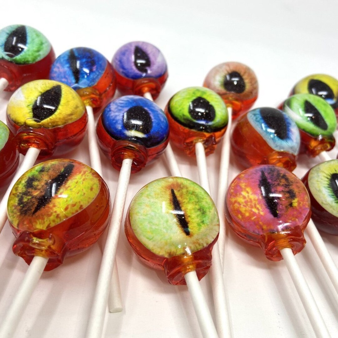 Spooky Eyes Lollipops 6-piece Set by I Want Candy! - Etsy