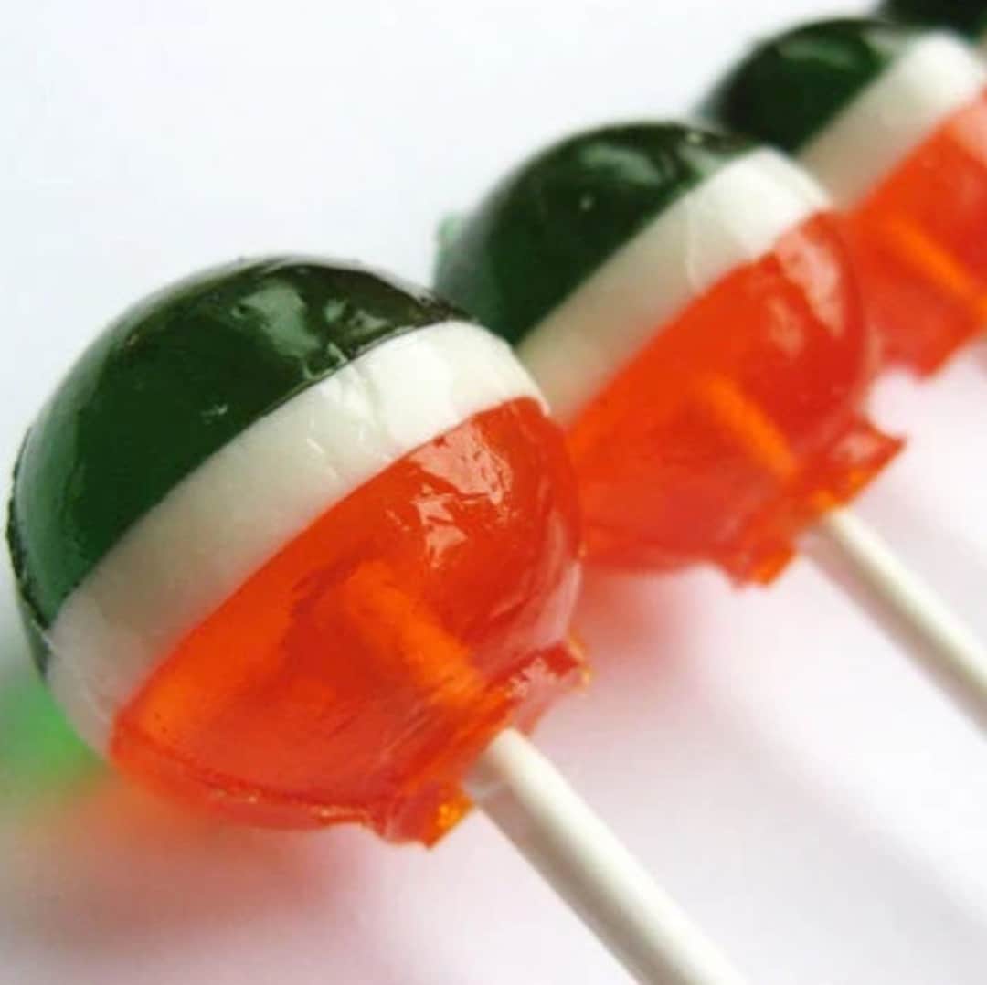 Irish Flag 3 Layer Lollipops 6-piece Set by I Want Candy - Etsy