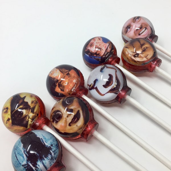 Haunted Skeleton Lollipops 6-piece Set by I Want Candy - Etsy