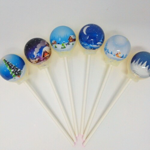Gruesome Skeleton Lollipop 5-piece Set by I Want Candy - Etsy