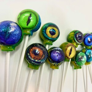 Prehistoric Eyes Lollipops 6-piece Set by I Want Candy! - Etsy