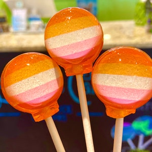 LGBTQIA Pride Flag Lollipops 6-piece Set by I Want Candy! - Etsy