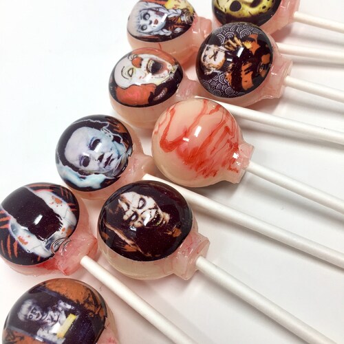 Scary Movie Poster Lollipops 6-piece Set by I Want Candy - Etsy