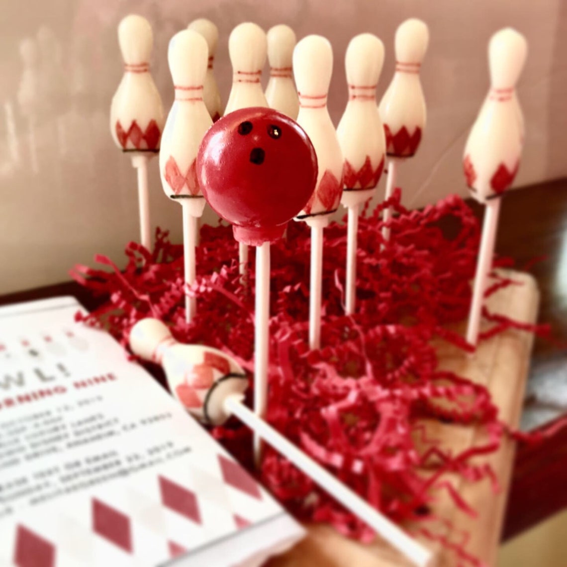Bowling Party (50pc) Lollipops by I Want Candy! - Etsy