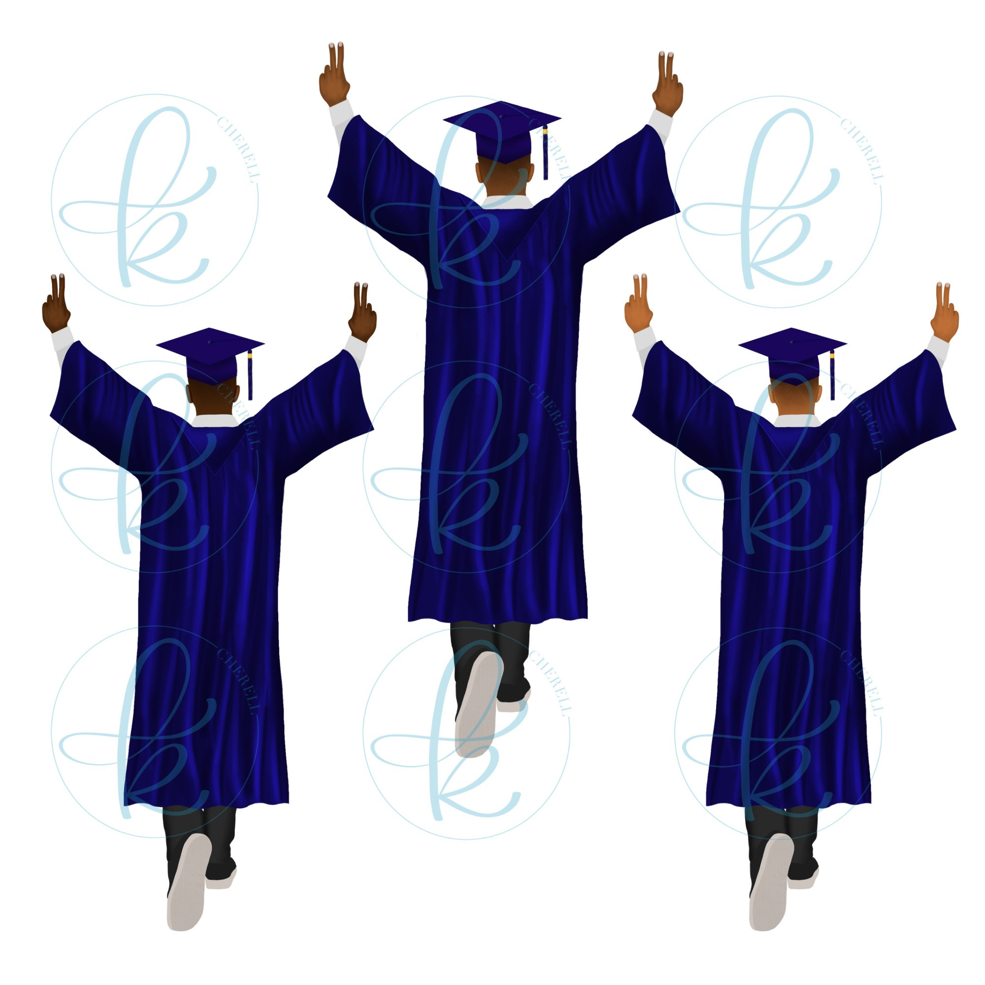 African American Male Graduate | Graduation Day | Journal Clipart - Etsy