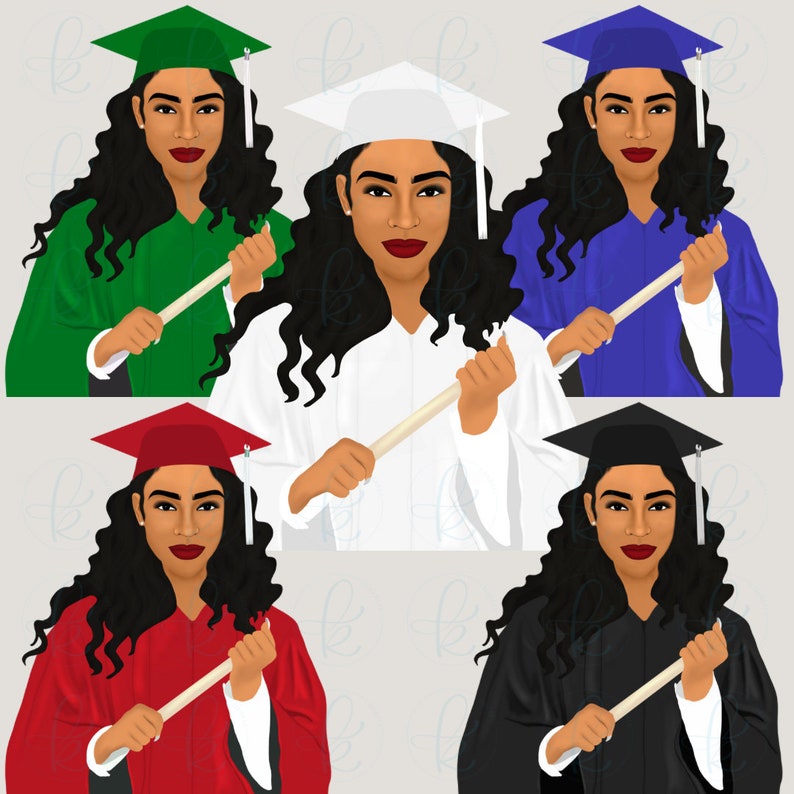 African American Woman Graduate | Graduation Day | Black Student ...