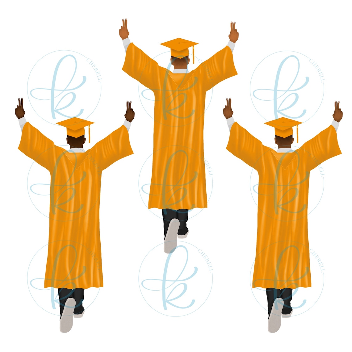 African American Male Graduate | Graduation Day | Journal Clipart - Etsy