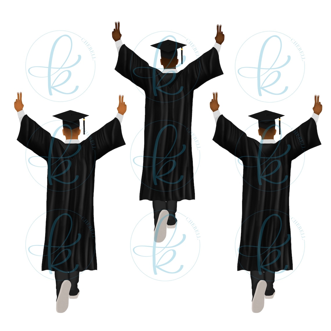 African American Male Graduate | Graduation Day | Journal Clipart - Etsy
