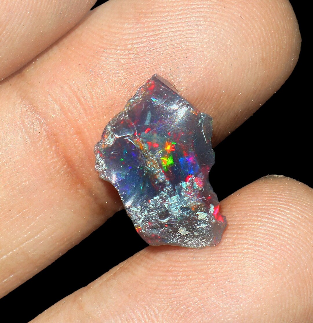 Rare Quality Ethiopian Opal Chips, Ethiopian Black Opal, Black Opal ...