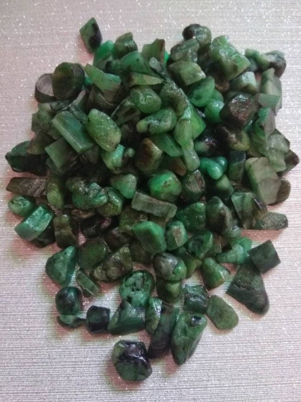 30 Pcs/natural Emerald Understand/earth Mined Emerald/big Emerald Green ...