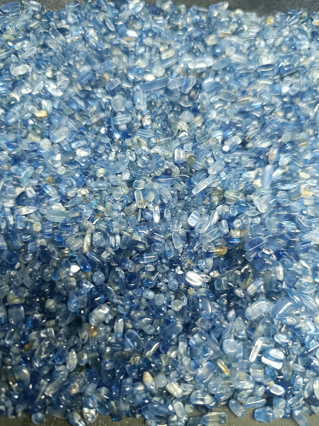 100 Pieces Natural Blue Kyanite Rough Raw Crystal Chunks Gemstone ...